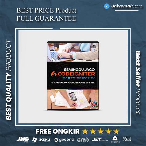 Jual Koleksi Premium Tutorial Seminggu Jago Framework Codeigniter Ci Dan Bootstrap Shopee