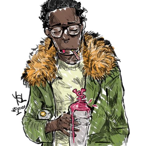 Young Thug Artoffkev1 Swag Cartoon Graphic Design Portfolio Cover