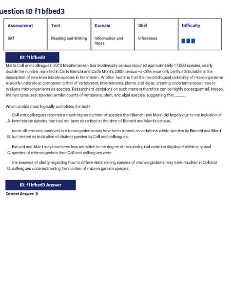 Sat Suite Question Bank Ideas And Structre 1 6 Id F1bfbed Id F1bfbed