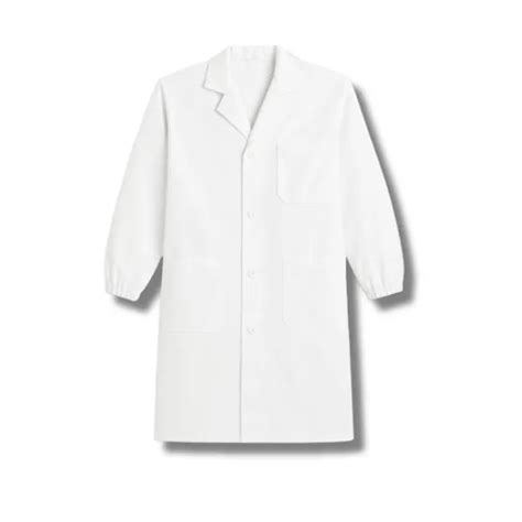 Bata Blanca Con PuÑo 100 Algodon Marca Cursa Laboratorio Escolar