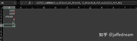 Excel不使用名称管理器进行lambda递归 知乎 Excel不使用名称管理器进行lambda递归 知乎