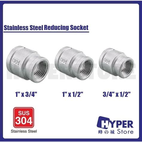 Stainless Steel Fitting Sus304 Reducing Socket Shopee Singapore