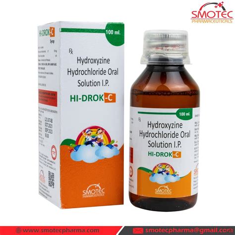 Hydroxyzine Hydrochloride Syp For Commercial In Panchkula