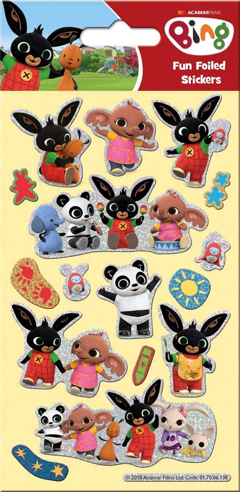 Paper Projects 01 70 06 136 Bing Bunny Sparkly Reusable
