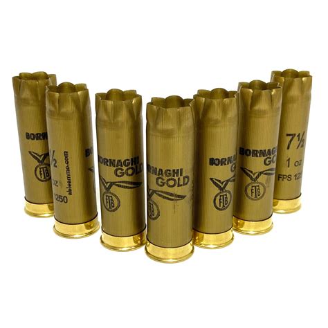 Bornaghi Gold 12 Gauge Shotgun Shells Low Brass Hulls Used Casings