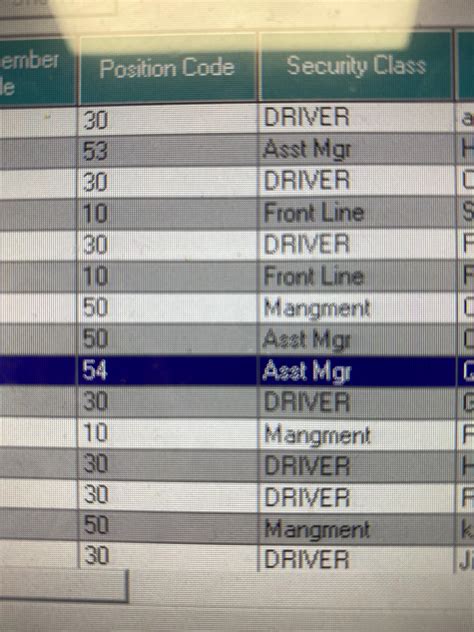 position codes r dominos