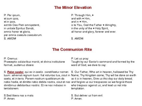The Mass The Latin Mass Part Vib The