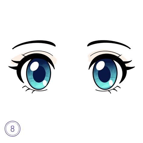 Як намалювати аніме очі Відкрийте своє аніме мистецтво Mimi Panda