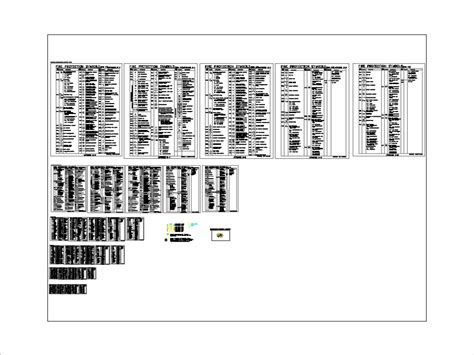 Leyenda De Instalaciones En Dwg 4727 Kb Librería Cad