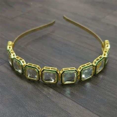 Net Natural Lc Kundan Hair Bands For Personal Size Medium At ₹ 4000 Piece In Muzaffarnagar