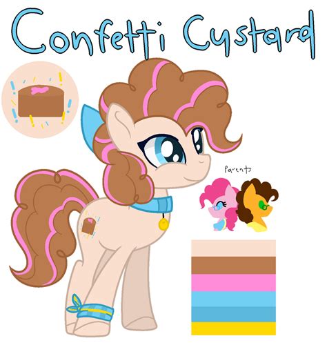 Mlp Ng Confetti Custard Ref Sheet 2019 By Blacklight Fox On Deviantart