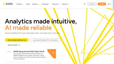 Knime Analytics Made Intuitive Ai Made Reliable