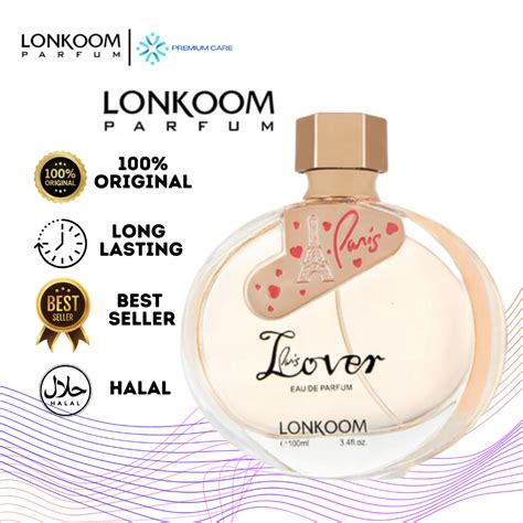 Lonkoom 100ml Paris Lover Edp Female Perfume Valentines T For Her Floralfruity Fragrance