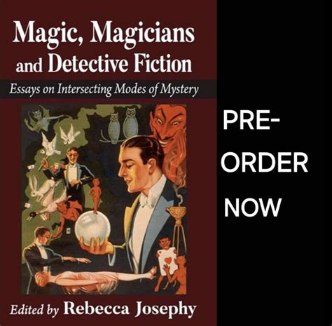 Pre Order My New Book On Magic In Crime Fiction Neil Tobin Posted On The Topic Linkedin