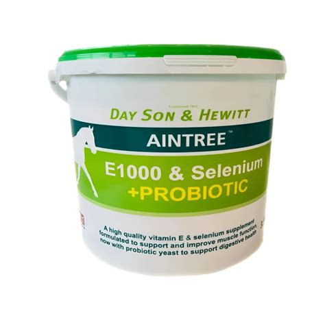 Aintree E1000 And Selenium Probiotics Supplement Day Son And Hewitt Uk
