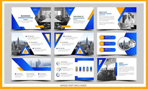 Professional Business Presentation Slides Design Or Powerpoint Template
