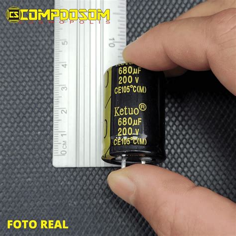 Comprar Capacitor 680uf 200v 680 200v Ketuo Original A Partir De R 12 49