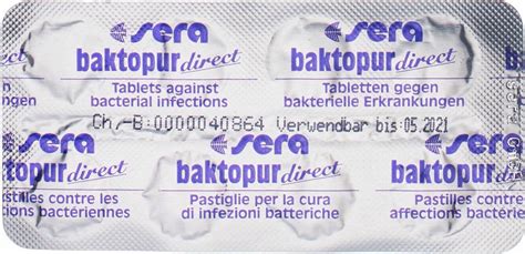 Sera Baktopur Direct Tabletten Dose 8 Stück in der Adler Apotheke
