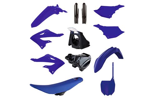 Polisport Blue Full Restyled Plastic Kit Fits 02 21 Yz125 Yz250
