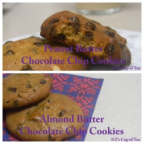 Peanut Butter Or Almond Butter Chocolate Chip Cookies Gfcf Dairy Fre