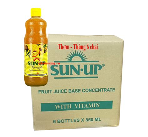 Sunup Dứa Thùng 6 Chai