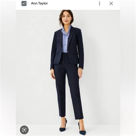 Ann Taylor Suits And Blazers Ann Taylor Navy Blue Suit Poshmark
