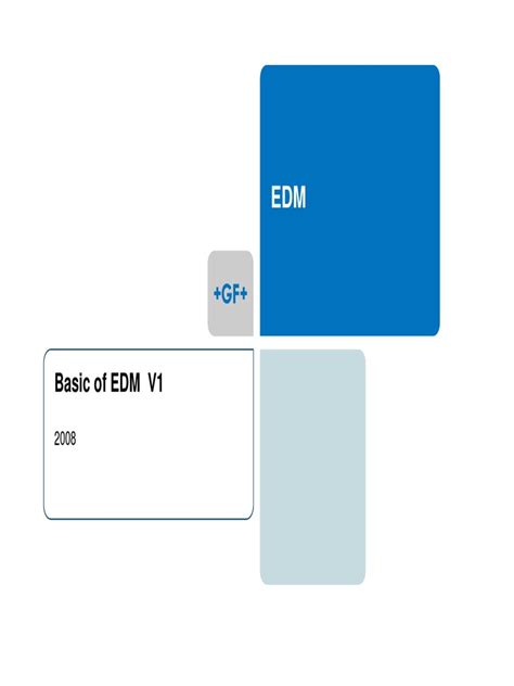 Basic Of Edm Pdf
