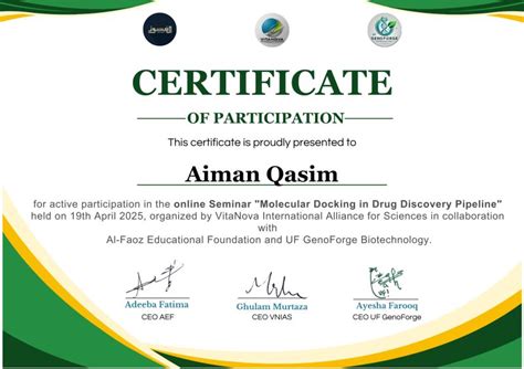 Moleculardocking Drugdiscovery Bioinformatics Computationalbiology… Aiman Qasim