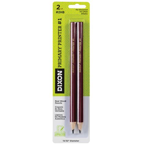 Dixon Primary Printer Pre Sharpened 2 Pack D2d Healthco