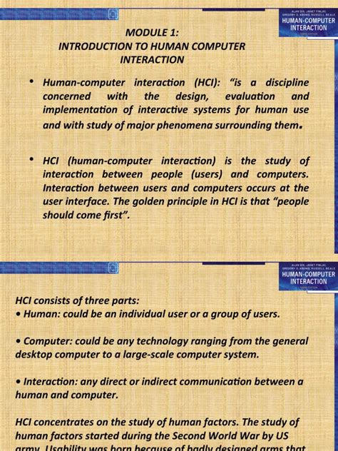 1 Ppt Hci Pdf Humancomputer Interaction Usability