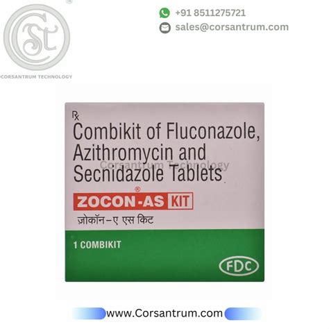 Zocon As Kit 100 Mg At ₹ 1000box In Thane Id 2854640888573