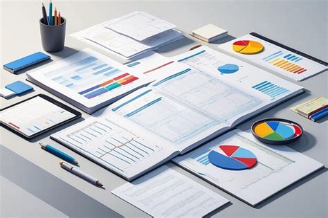 Premium Ai Image Spreadsheets Concept Illustration