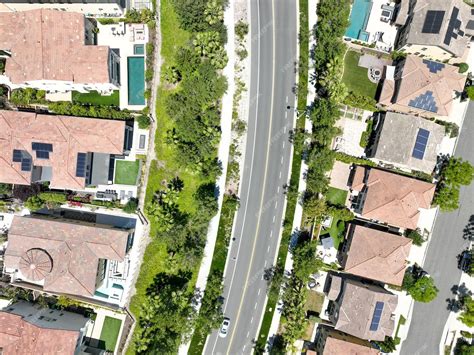 Premium Photo Aerial View Of Middle Class Community Identical