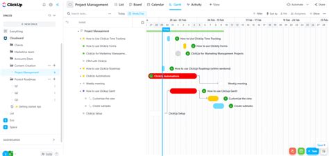 How To Use The Clickup Gantt Chart Feature In 2025