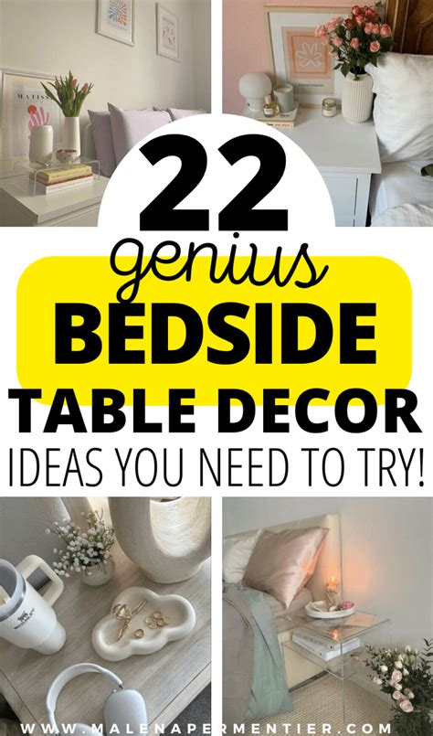 22 Insanely Cute Bedside Table Decor Ideas That Set You Up For A Good Day