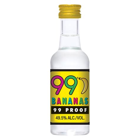 99 Brand Banana Liqueur 50ml Liquor 495 Alcohol