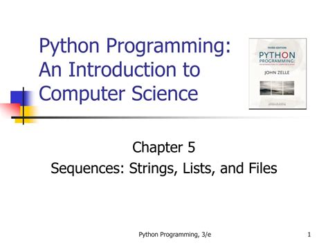 Ppt Python Programming An Introduction To Computer Science