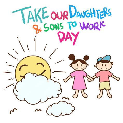 Premium Vector Take Our Daughters Sons To Work Day Vector
