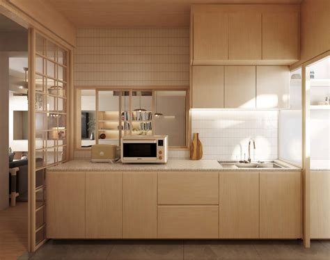 Hdb Zen Design Kitchen Ministry Of Renovation