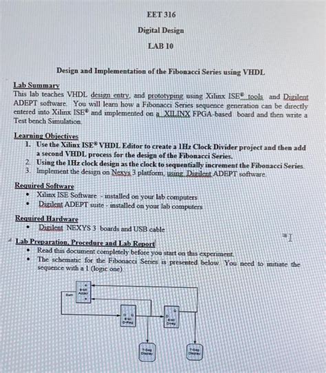 Solved Design And Implementation Of The Finonacci Series