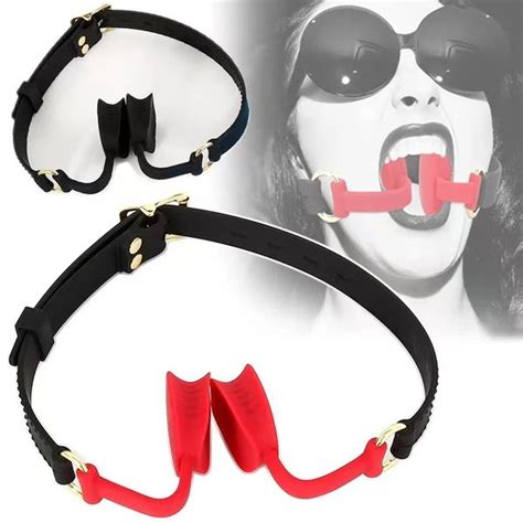 Dropship Deep Throat Blowjob Mouth Gag Expander100 Medical Silicone