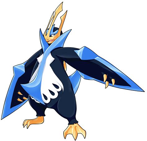 Empoleon Pokemon Sinnoh Region Powerful Attacker Emperor Penguin Unique Abilities Png