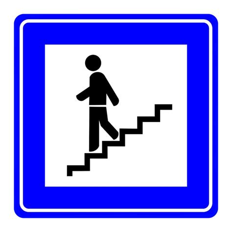 Underpass Sign Traffic Information Sign Pedestrian Underpass Sign