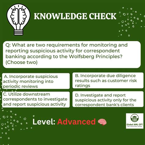 Global Aml Cft Di Linkedin Knowledgecheck Aml Amlcompliance Globalamlcft 38 Komen