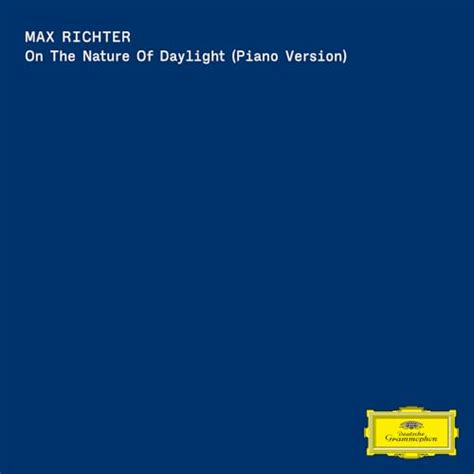 Play On The Nature Of Daylight Piano Version By Max Richter On Amazon