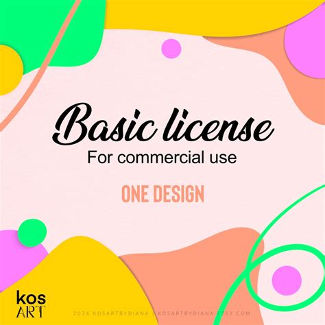 Basic Commercial Licenses Bundle For Commercial Use Of Patterns