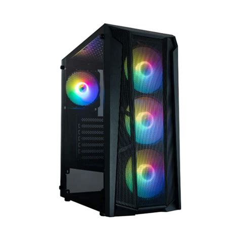 Trendsonic Cronus Cr19a Atx W 4 Rgb Fans Gaming Case Bermor Techzone