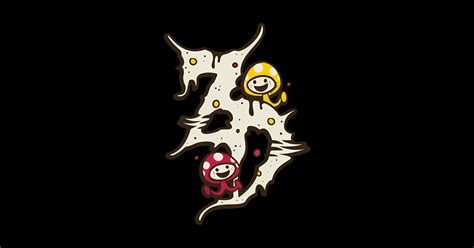 Zeds Dead Mushroom Mashup Cute Kawaii Logo Design Zeds Dead Sticker