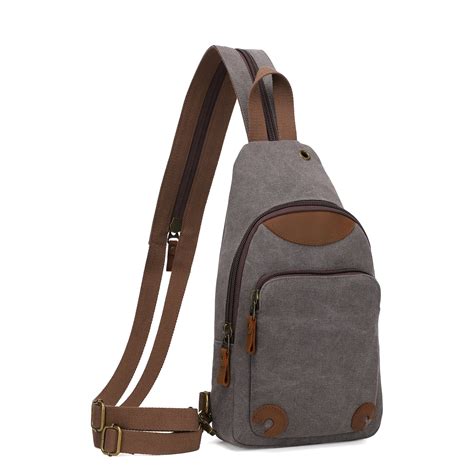 Kl928 Canvas Sling Bag For Men Women Crossbody Backpack Sling Backpack