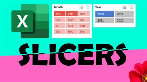 Beyond Autofilter Use Slicers To Filter Excel Data And Pivot Tables Youtube